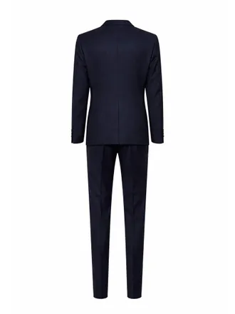Tagliatore Mens Tuxedo Suit Bruce Blue Virgin Wool Suits