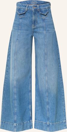 HUGO BOSS Wide Leg Jeans Jane blau