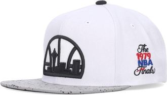 Mitchell & Ness NBA Cement Snapback Cap - - Accessories - Herren - Wei&szlig; - ONE SIZE