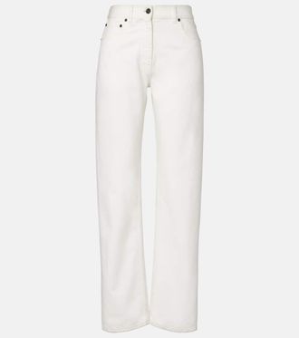 The Row Jean droit Burty à taille mi-haute