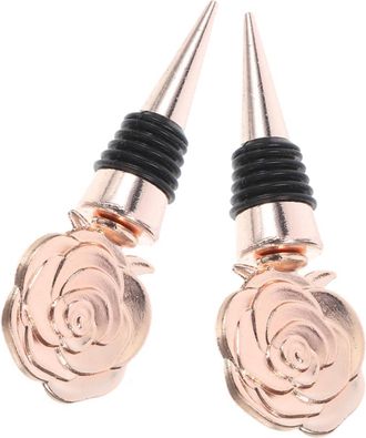 Holibanna 2stücke Weinflaschenverschluss Für Glasflaschen Wiederverwendbarer Flaschenverschlussstopfen Dekorativer Weinverschluss Für Weinflaschenstopfen Küchen