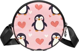 Generic Sac &agrave; bandouli&egrave;re Circle pour femme, petit sac &agrave; bandouli&egrave;re avec fermeture &eacute;clair, bretelles r&eacute;glables, sac &agrave; main rond d&eacute;contract&eacute; pour femmes et fi