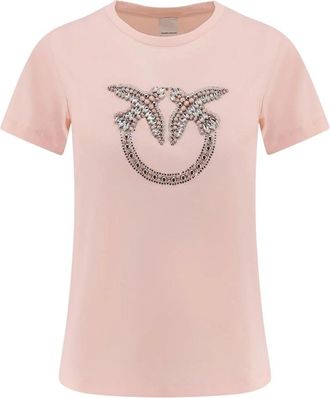 Pinko Pinko, Femme, Tops, Rose, Taille: 36 FR Quentin T-shirt