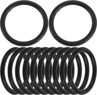 NUOBESTY 10 St&uuml;ck Silikon Dichtungsringe f&uuml;r Eismaschinen Einsetzbar aus Langlebigem Lebensmittelechtem Silikon Schwarz Zubeh&ouml;r f&uuml;r Private und Gewerbliche Eis