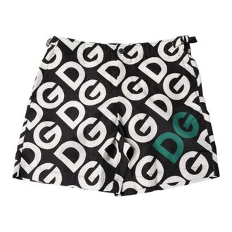 Dolce & Gabbana Homme, Maillots de bain, Multicolore, Taille: XS Short de Plage Logo