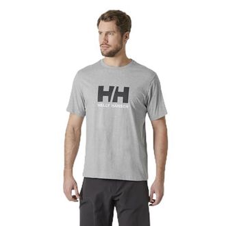Helly Hansen Helly-Hansen T-shirt pour homme avec logo HH 2.0, 949 Gris mélangé, Taille XL
