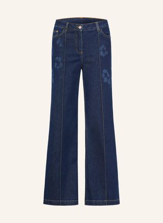 Sportalm Flared Jeans Mit Schmucksteinen blau