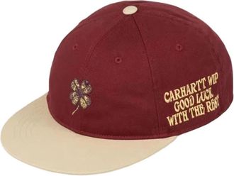 Carhartt Work in Progress Clover Cap - - Accessories - unisex - Rot - ONE SIZE