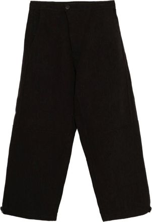 Jan-Jan Van Essche Geriffelte Hose - Braun