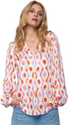 Emily van den Bergh Damenbluse 8506-084 - Mehrfarbig, 38