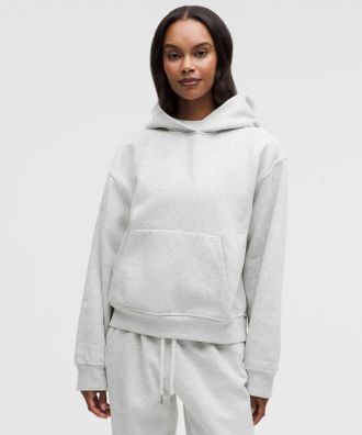 lululemon Womens Steady State Hoodie - Gr&ouml;&szlig;e XL in Heathered Core Ultra Light Grey