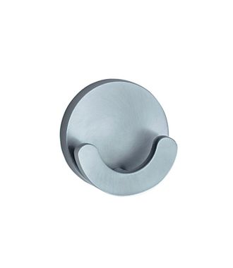 Smedbo geb&uuml;rstetes Chrom, LS356 Handtuchhaken doppelt, Metall, 2 1/8 H x 1 D