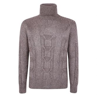 Ermenegildo Zegna Cashseta Rollkragenpullover - - Knitwear - Herren - Braun - L