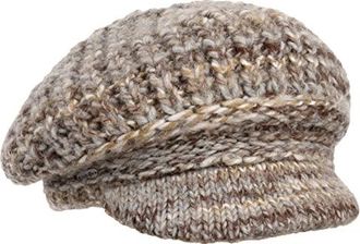 Mcburn Casquette Gavroche en Tricot Lasenia Bonnet pour Femme (Taille Unique - Beige)