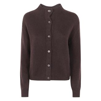 Lisa Yang Zirelle Cardigan - - Knitwear - Damen - Braun - XS