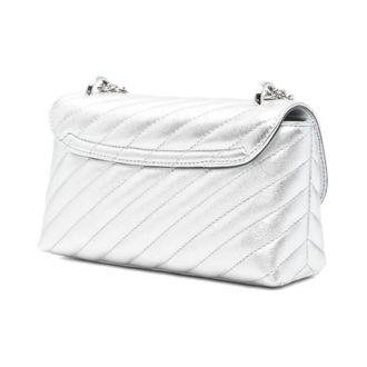 Jimmy Choo London Femme, Sacs, Gris, Taille: ONE Size Curve Cross Body Small