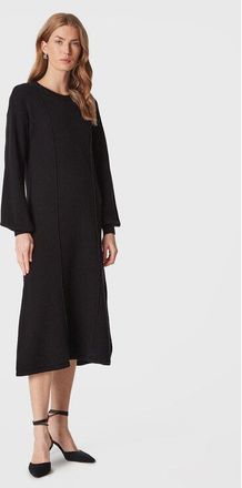 Benetton United Colors Of Benetton Strickkleid 1244DV00I Schwarz Relaxed Fit