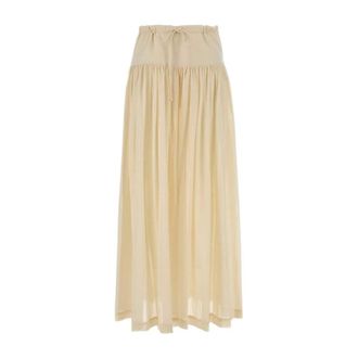 The Row Jupe Maxi Fluide - Femme - Jupes - Blanc - Taille: 36 FR