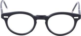Thom Browne Acetate Round Eyeglasses - - Accessories - unisex - Schwarzk - 45 MM
