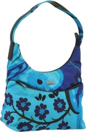 Gucci Sac bandouli&egrave;re Pre-owned en toile - Femme - Pre-owned - Bleu - Taille: ONE Size