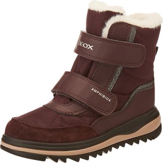 Geox Junior Girl J ADELHIDE GIRL B AB ANKLE BOOTS DK BURGUNDY 32_EU