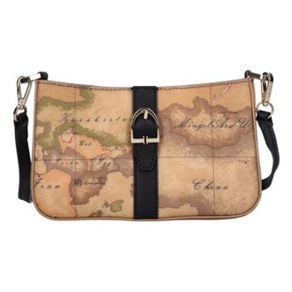Alviero Martini 1A Classe Pochette Valley Geo - Femme - Sacs - Beige - Taille: ONE Size