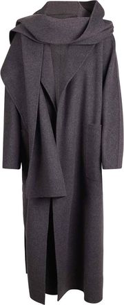 Max Mara Langer Mantel - Grau
