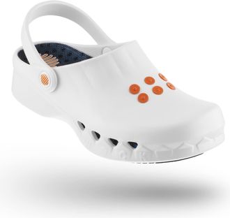 Wock NUBE mit Einlage, Damen Arbeit Clogs, Unisex - Mann Frau Clog mit Fersenriemen, Sehr leicht - Hergestellt in Portugal