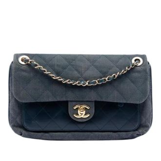 Chanel Sac bandouli&egrave;re Pre-owned - Femme - Pre-owned - Bleu - Taille: ONE Size