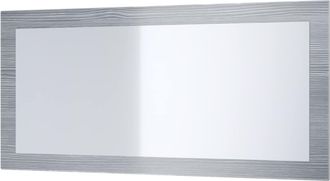 Vladon Spiegel Lima, Made in Germany, Wandspiegel mit Rahmen im modernen Stil, Avola-Anthrazit (89 x 45 cm)