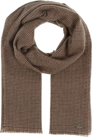 Bugatti Herren Schal - 57 x 180 cm - Webschal aus 100% Wolle mit zartem Karo-Muster