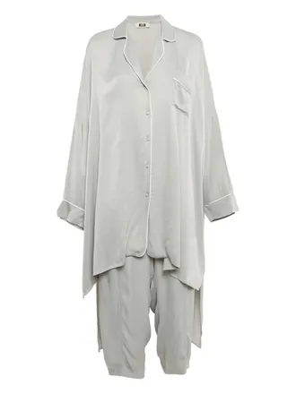 Mii lot de deux pantalons en crêpe (2024) - Gris