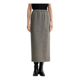 Isabelle Blanche Wollmischrock - - Skirts - Damen - Grau - XS