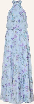 Swing Swing Abendkleid Mit Glitzergarn blau