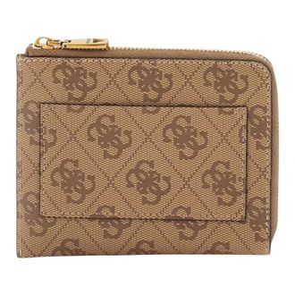 Guess Smmall-Lea26 Portefeuille - Femme - Accessoires - Brun - Taille: ONE Size