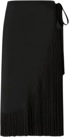 Pinko Pinko, Femme, Jupes, Noir, Taille: 42 FR Bacedasco Wrap Skirt