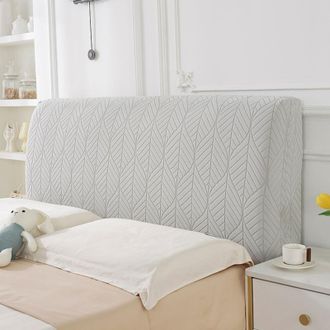 Generic Elastischer Fischgr&auml;t Jacquard Kopfteilbezug Haustierfreundlicher Einfach Anzubringender Schutzbezug, Kratzfester Waschbarer Staubschutz f&uuml;r Schlafzim