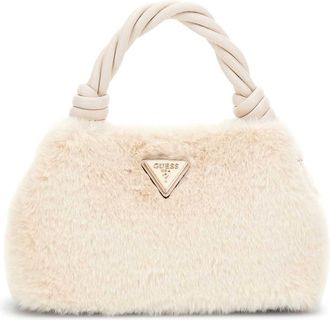 Guess Umh&auml;ngetasche Handtasche Shaida Top Handle Flap Crossbody Bag Stone creme