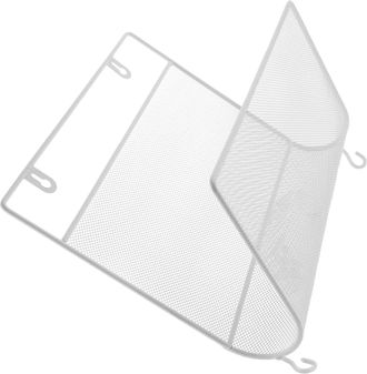 BESPORTBLE Wei&szlig;es Metall Wandregal mit Gro&szlig;em Fassungsverm&ouml;gen Wandmontierter Zeitschriftenhalter und B&uuml;cherregal Moderner Wandmagazin Organizer f&uuml;r B&uuml;ro Wohnzim