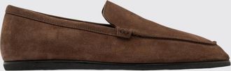 Buttero Mocassins en cuir su&eacute;d&eacute; marron avec plateau relev&eacute;