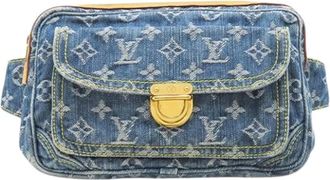 Louis Vuitton Sac ceinture Pre-owned Monogram Denim - Femme - Pre-owned - Bleu - Taille: ONE Size