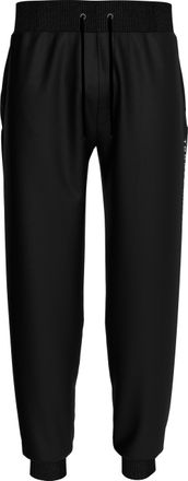 Tommy Hilfiger Herren Pyjamahose Track Pant mit Gummizug, Schwarz (Black), S
