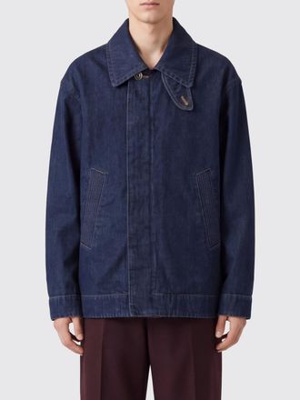 Dries Van Noten Veste en jean en coton avec fermeture dissimul&eacute;e