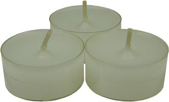 Wenzel Kerzen 31-1522-18-02 Teelichte, weiß in Kunststoffhülle, ca. 4 h Brenndauer, Pack a 18 Stück