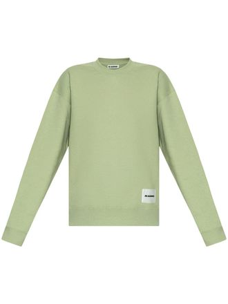 Jil Sander sweat en coton - Vert