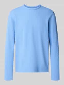 Mc Neal Longsleeve mit Strukturmuster und Rundhalsausschnitt