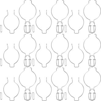 Amosfun Sealed can Buckle 10 St&uuml;Ck Edelstahlverschluss F&uuml;R Einmachgl&auml;Ser Luftdicht Und Sicher Einfache Bedienung F&uuml;R Glasbeh&auml;Lter Ideal F&uuml;R Innen- Und Au&szlig;Enan