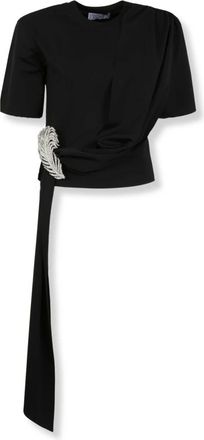 Giuseppe Di Morabito Femme, Tops, Noir, Taille: 38 FR T-Shirt