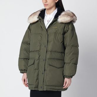 Prada Military green Re-Nylon padded jacket
