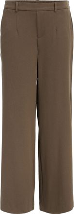 Object Female Hose Wide Fit, 23037921, Dark Earth, 42